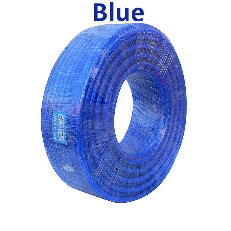 Пневматический шланг PU 8x5, 12x8, 10x6.5, 6x4, 4x2.5 мм 6mm OD X 4mm ID, Синий