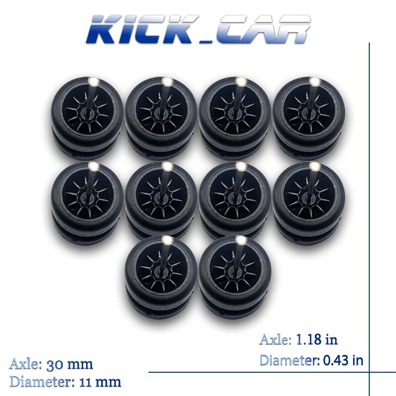 Игрушечные колеса KicarMod 1/64 Alpine White 5 шт. MMW76