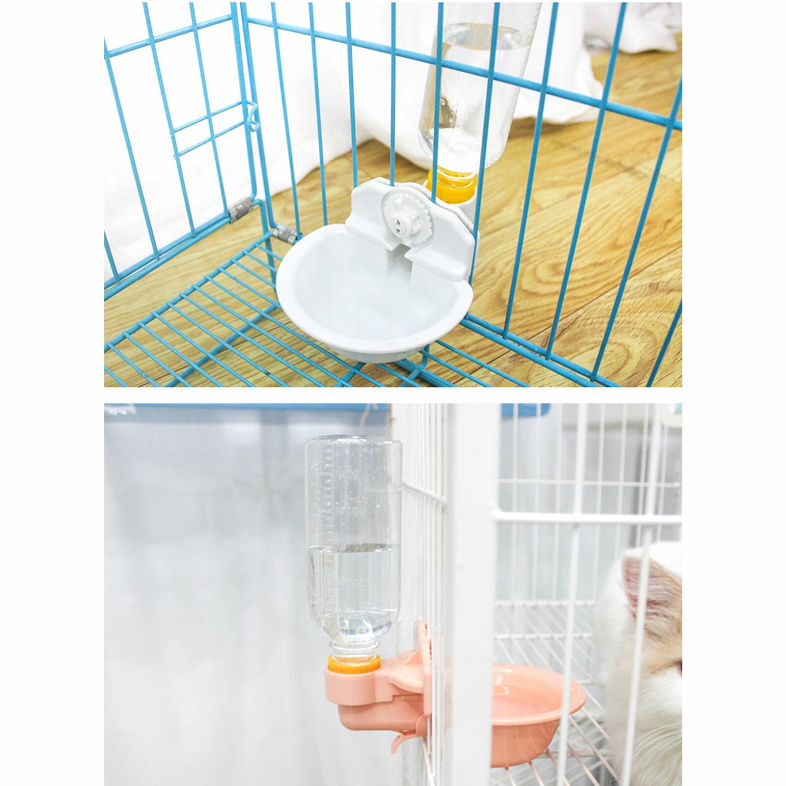 Автопоилка для кроликов и ежей, Белый - S