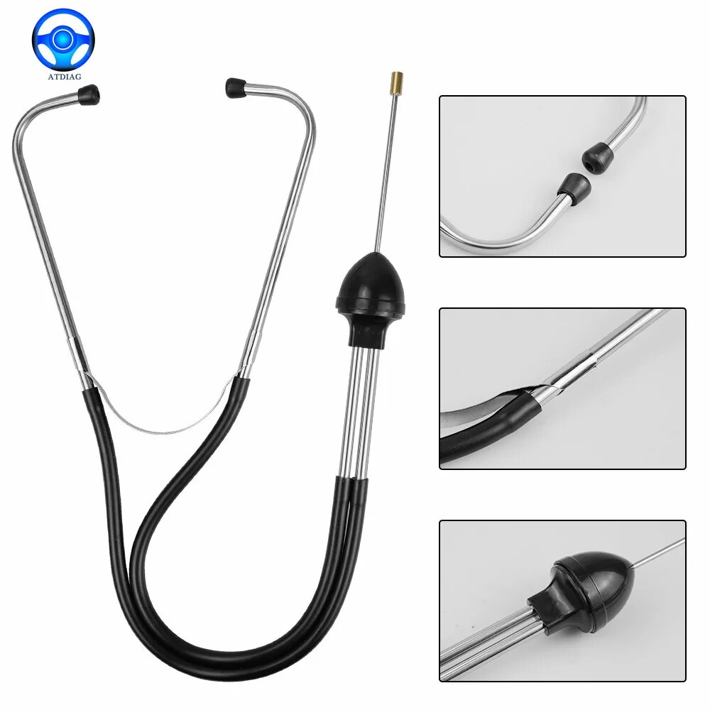 Лидер продаж, стетоскоп для автомобильного цилиндра, диагностический инструмент, тестер шума цилиндра двигателя, детектор, автоматическое ненормальное звуковое диагностическое устройство