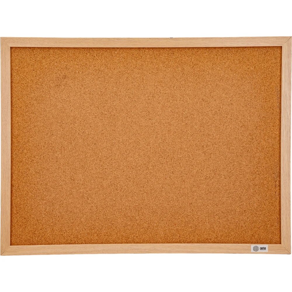 Пробковая доска CS-CWBD-45X60 коричневый, 45x60 см, деревянная рама, пробка Cactus 1146223