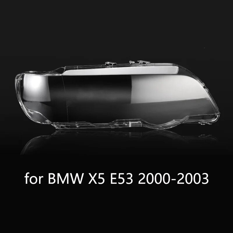 Для BMW X5 E53 2000-2003 Автомобильная фара крышка объектива Сменная головка лампа абажур стеклянный корпус Left