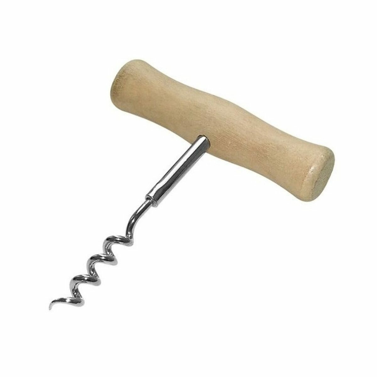 Штопор Мультидом Ретро, дерево/металл, 100мм, бежевый, 24шт. (57-2)