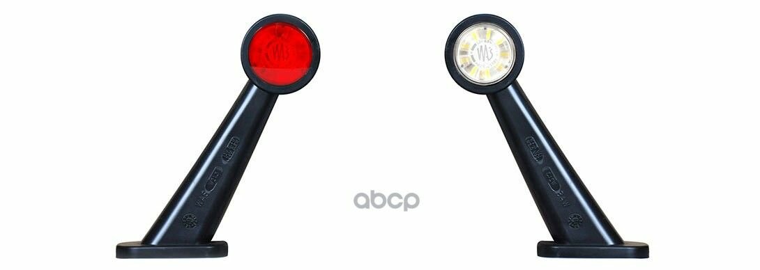 Фонарь-Ус Габаритный Белый/Красный Светодиод Левый 12V/24V WAS арт. 497BCL