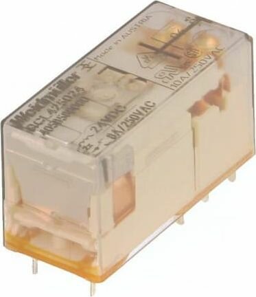 Реле WEIDMULLER RCL425024 Реле: электромагнитное DPDT Uобмотки: 24ВDC 8A/250ВAC 1,44кОм 1шт