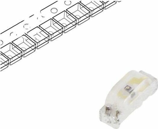 Светодиод EVERLIGHT 12-215UYC/S530-A3/TR8 LED SMD 0804 yellow 36 57mcd 2.1x1x0.6mm 130 град. 2 2.4V 20mA 1 шт