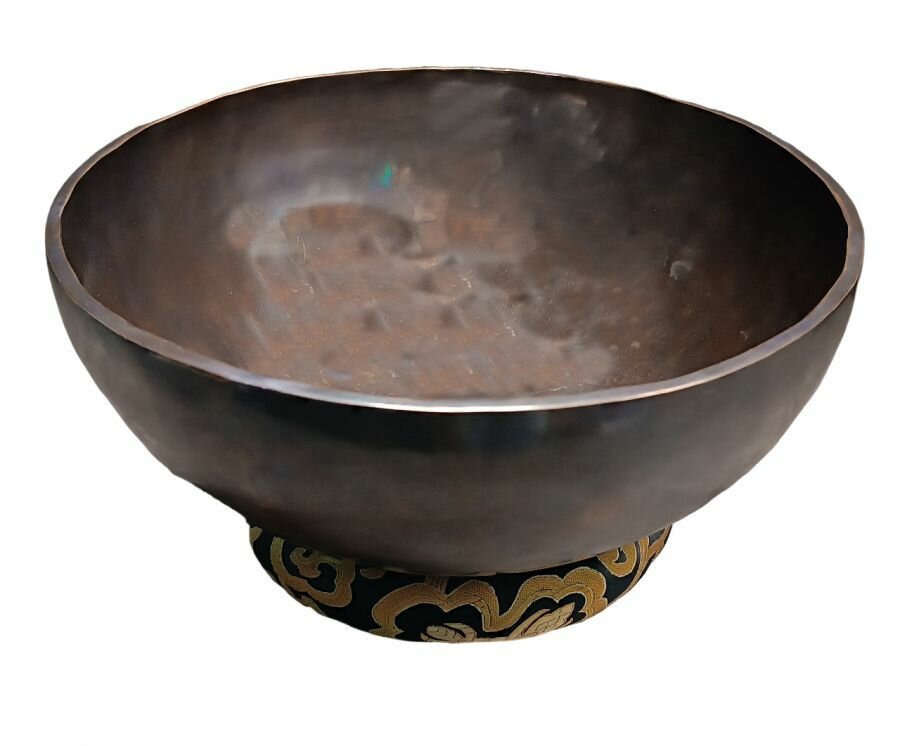 Кованая поющая чаша Plain antique black ( 30 см, нота: Ля#, 116 Гц)