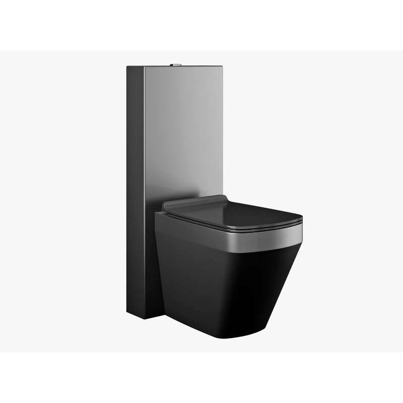 Бачок для унитаза SIMAS FLOW CT 09/D 20 nero, со смывным механизмом, черный