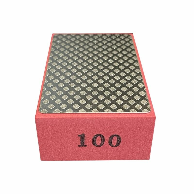 Ремкомплект для ручного инструмента, Алмазный шлифовальный круг - сетчатый, красный, 100-й грануляции, 1 штука