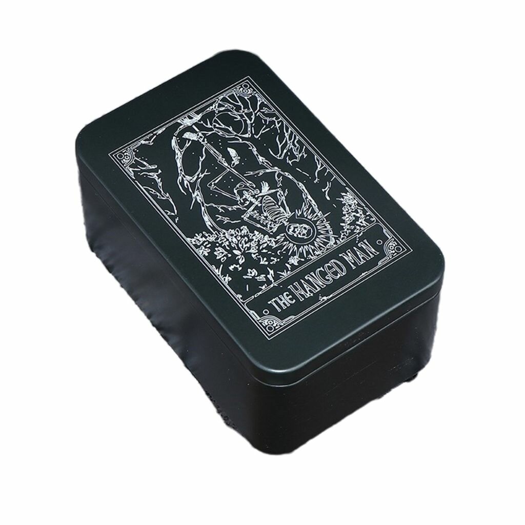 Металлическая коробка для игровых карт, контейнер игр Таро, чехол хранения, упаковка покерных пустые конфеты