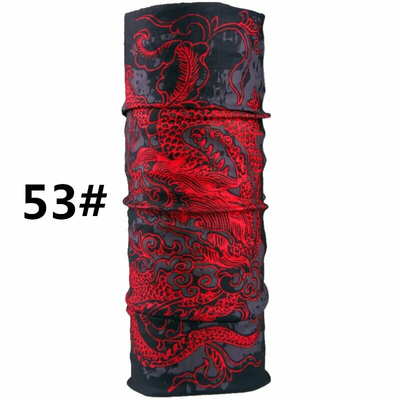 Красная бандана NIUPOZ из полиэстера, WL53