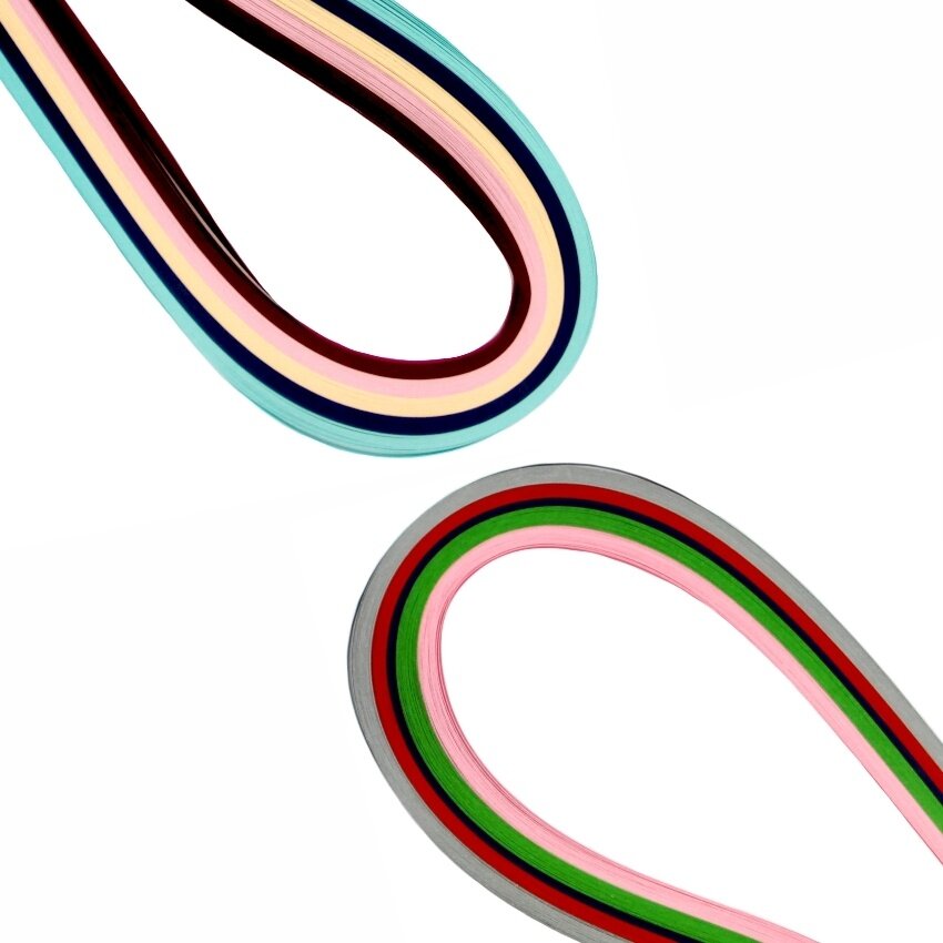 Бумага для квиллинга Рукоделие ширина 3 мм, длина 53 см, 200 полос, 10 цветов