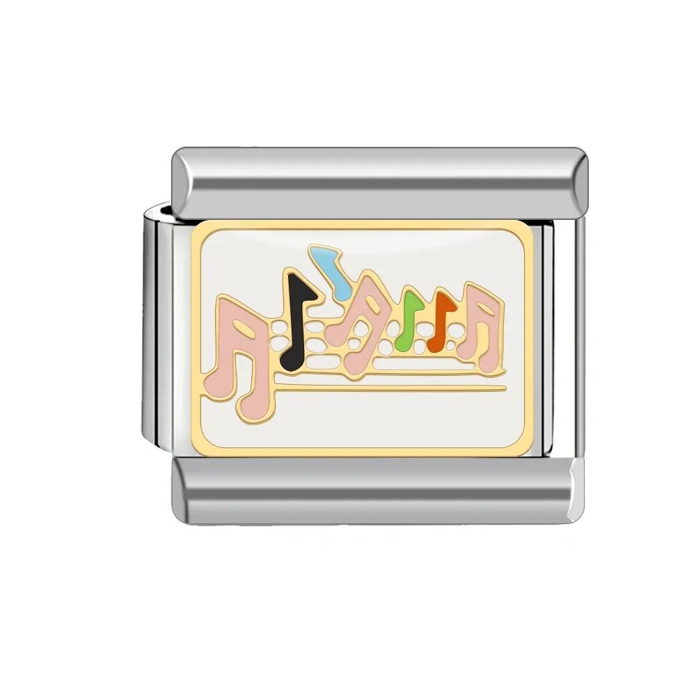 Итальянские шармы huyali для браслета из нержавеющей стали No.16