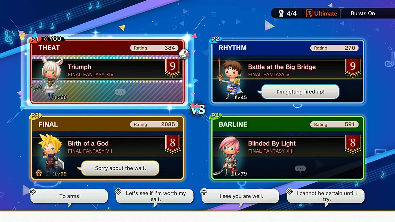 Theatrhythm Final Bar Line PS4 — фото 1