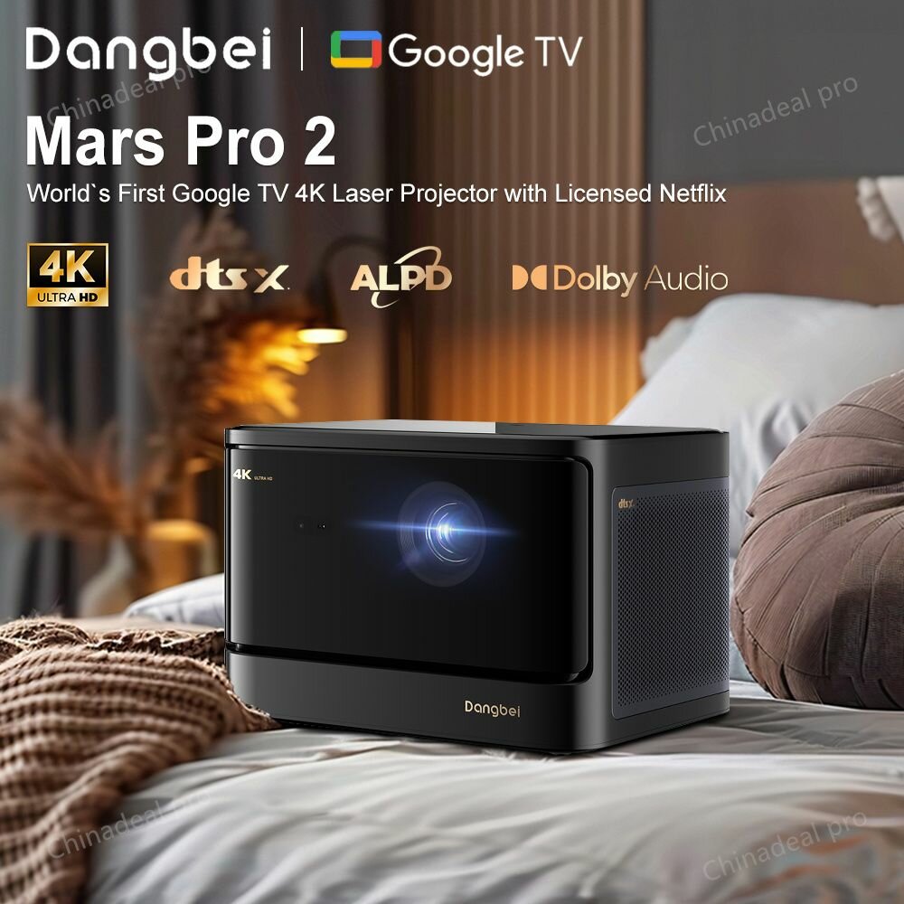 Лазер ALPD от BeMars Pro 2 DBOX02 2450 ISO Liming 4K проектор поддерживает 8K видео телевизор домашний кинотеатр