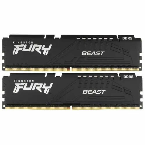 Модуль оперативной памяти Kingston Модуль памяти FURY Beast Black EXPO Gaming Memory 16GB DDR5 DIMM KF560C36BBEK2-16