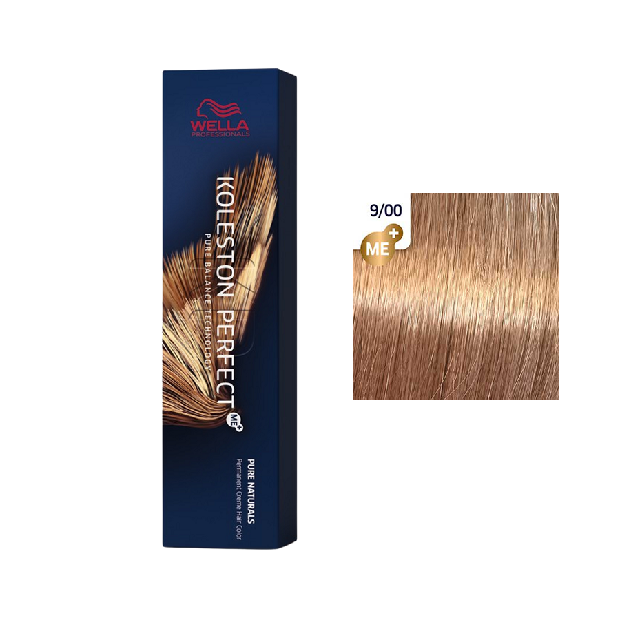Wella Koleston Perfect ME+ 9/00 - Стойкая краска очень светлый блонд натуральный интенсивный 60 мл