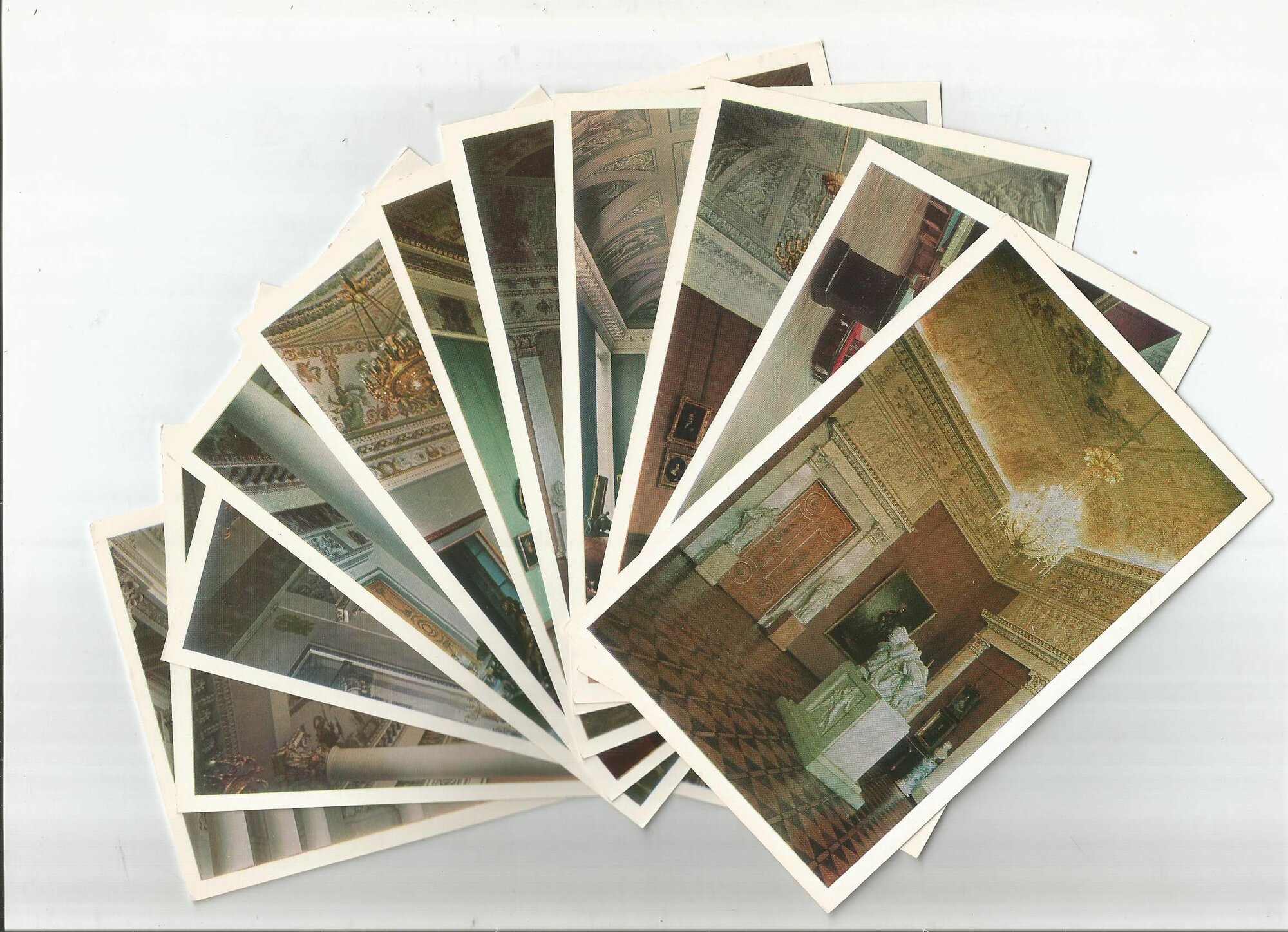 Набор открыток СССР 1988 год. Музеи. Русский музей . Чистые, комплект 11 штук. Карточка коллекционная