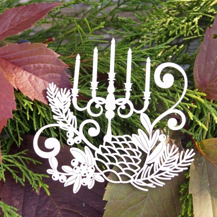 Чипборд LM-NG-343 Подсвечник