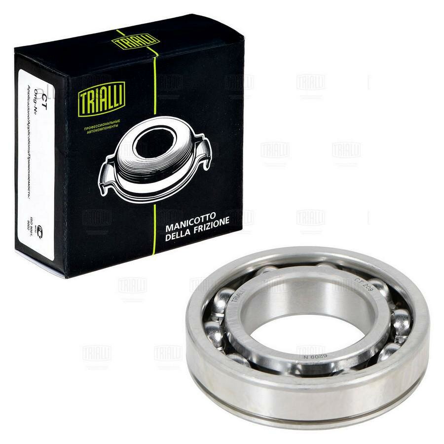 TRIALLI CT 209 Подшипник 6209 дифференциала для а/м Лада 2121 (шариковый однорядный) (СТ 209) TRIALLI CT 209