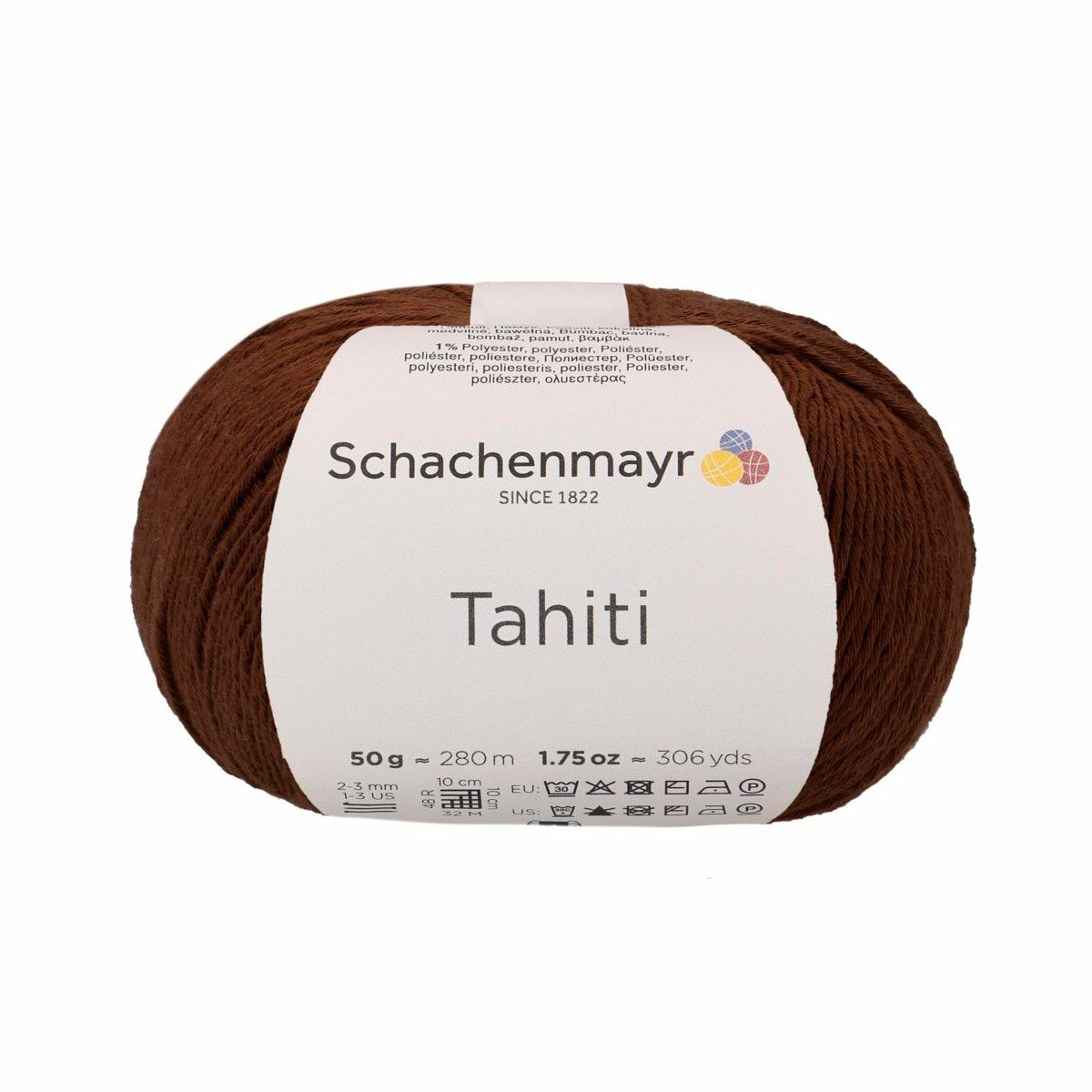 Tahiti /Таити/ пряжа Schachenmayr Fashion, MEZ, 9811776 (00010, *, kaffee (кофе), коричневый)