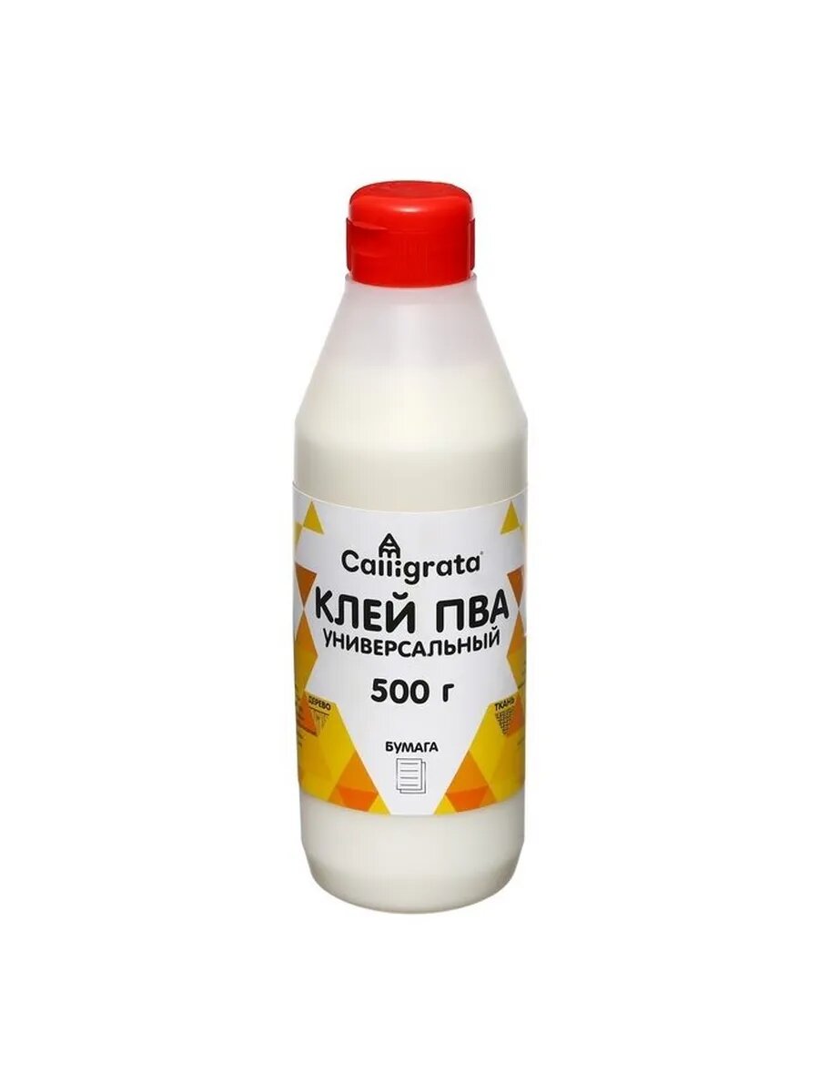 Клей ПВА 500г Calligrata, Универсальный