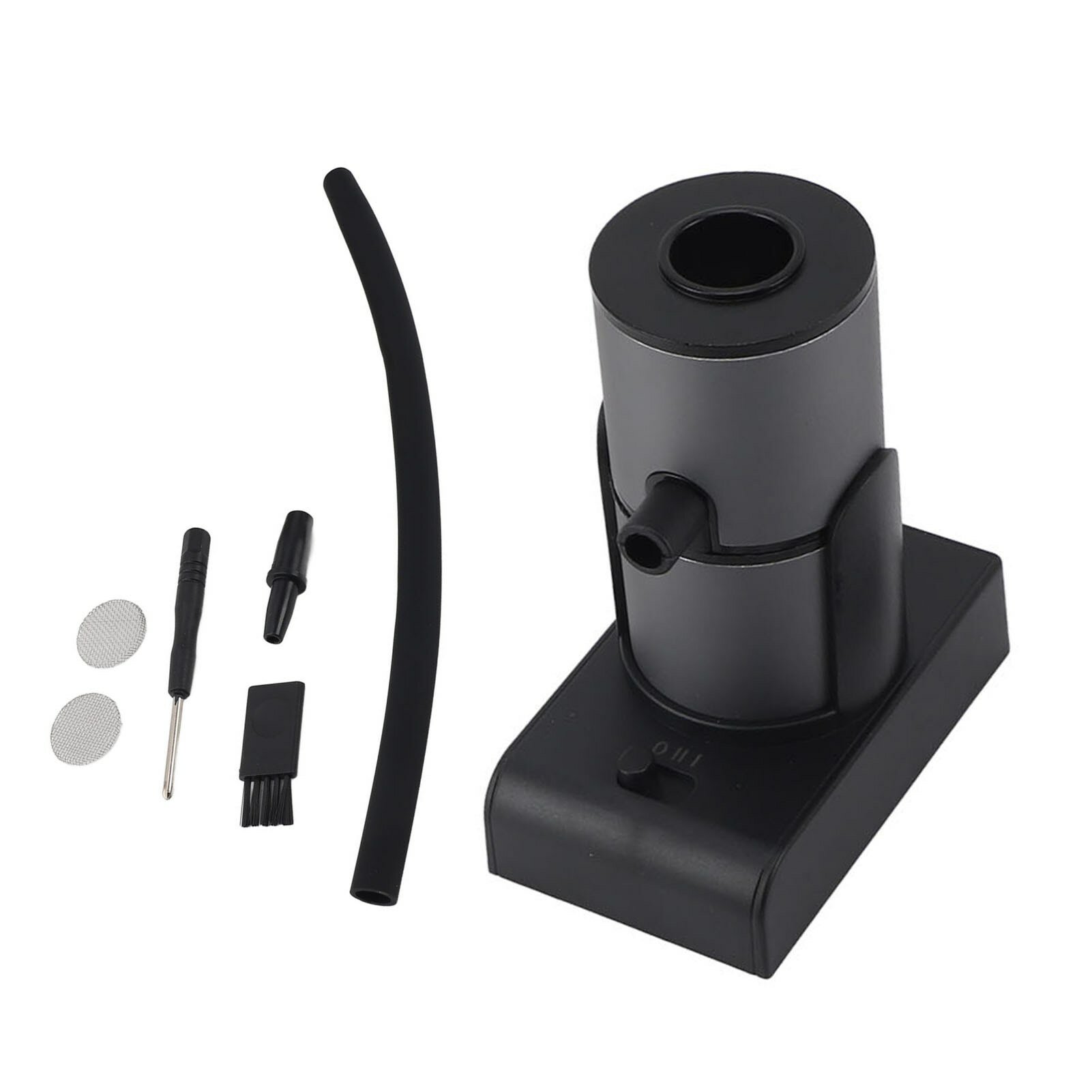 Портативный коптильня для коктейлей, 2-х секционный коптильный аппарат для напитков, мяса, сыра, барбекю, самодельный коптильный инструмент для лосося, кухня, серый