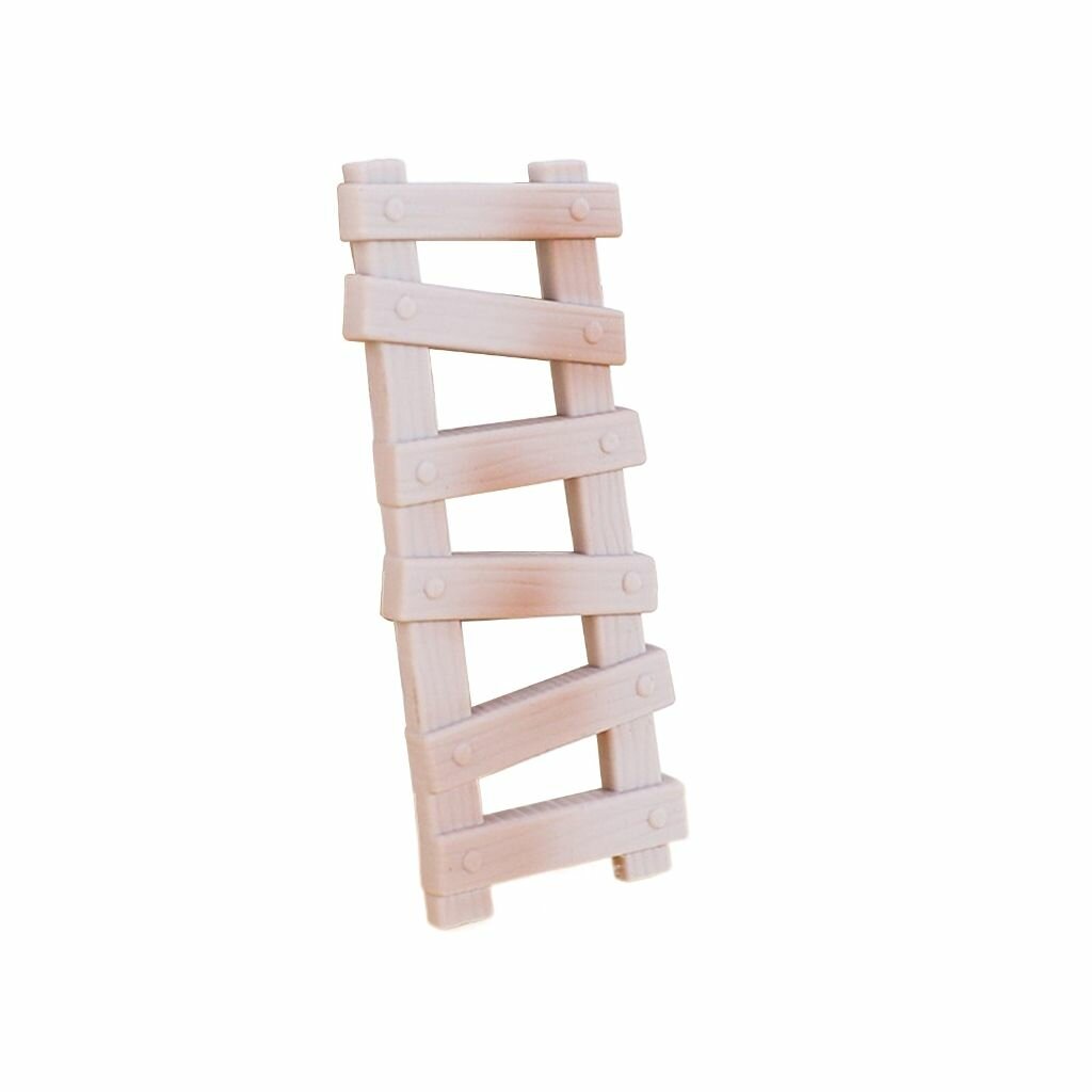 Украшение торта с животными на ферме-светло-коричневая лесенка