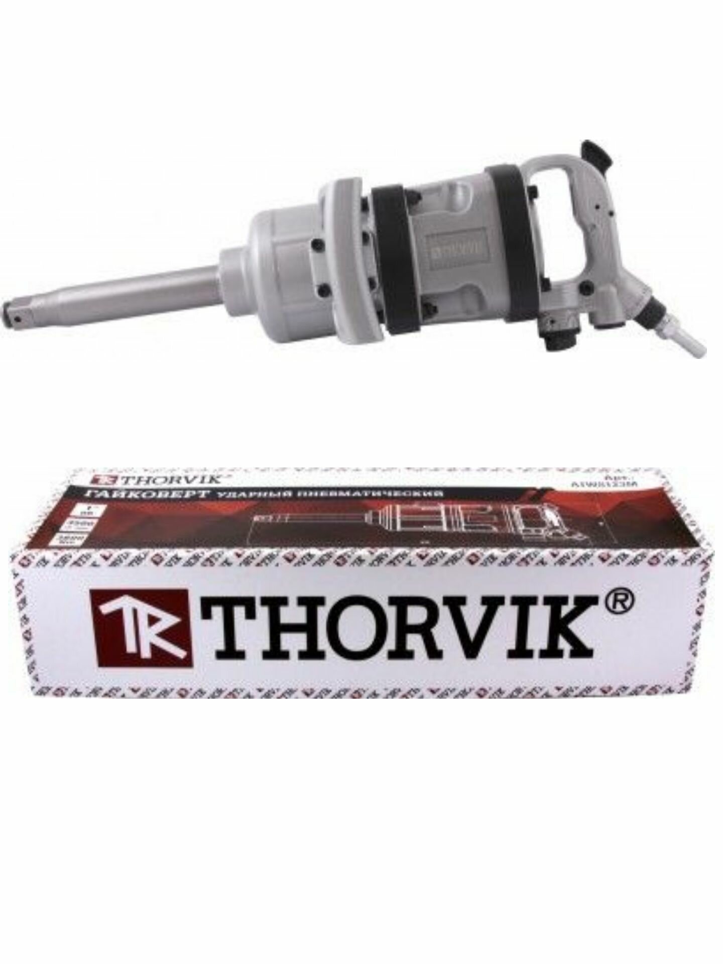 Гайковерт пневматический 1"DR 3500 об/мин, 3800 Нм Thorvik AIWS123M