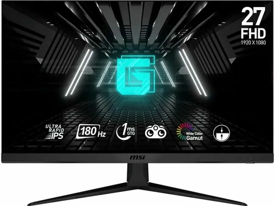 27" Монитор MSI G2712F, 1920x1080, IPS, 180Гц, 2хHDMI, 1хDP, черный