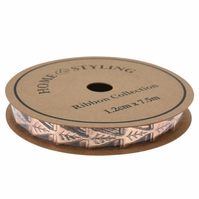 Декоративная фигурная лента Etincelant - Елочки 7.5 м, бронзовая, Koopman, CAA811860-1