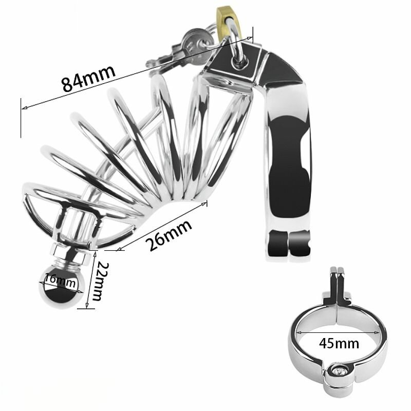 Пояс верности мужской 18+ , 84*45mm