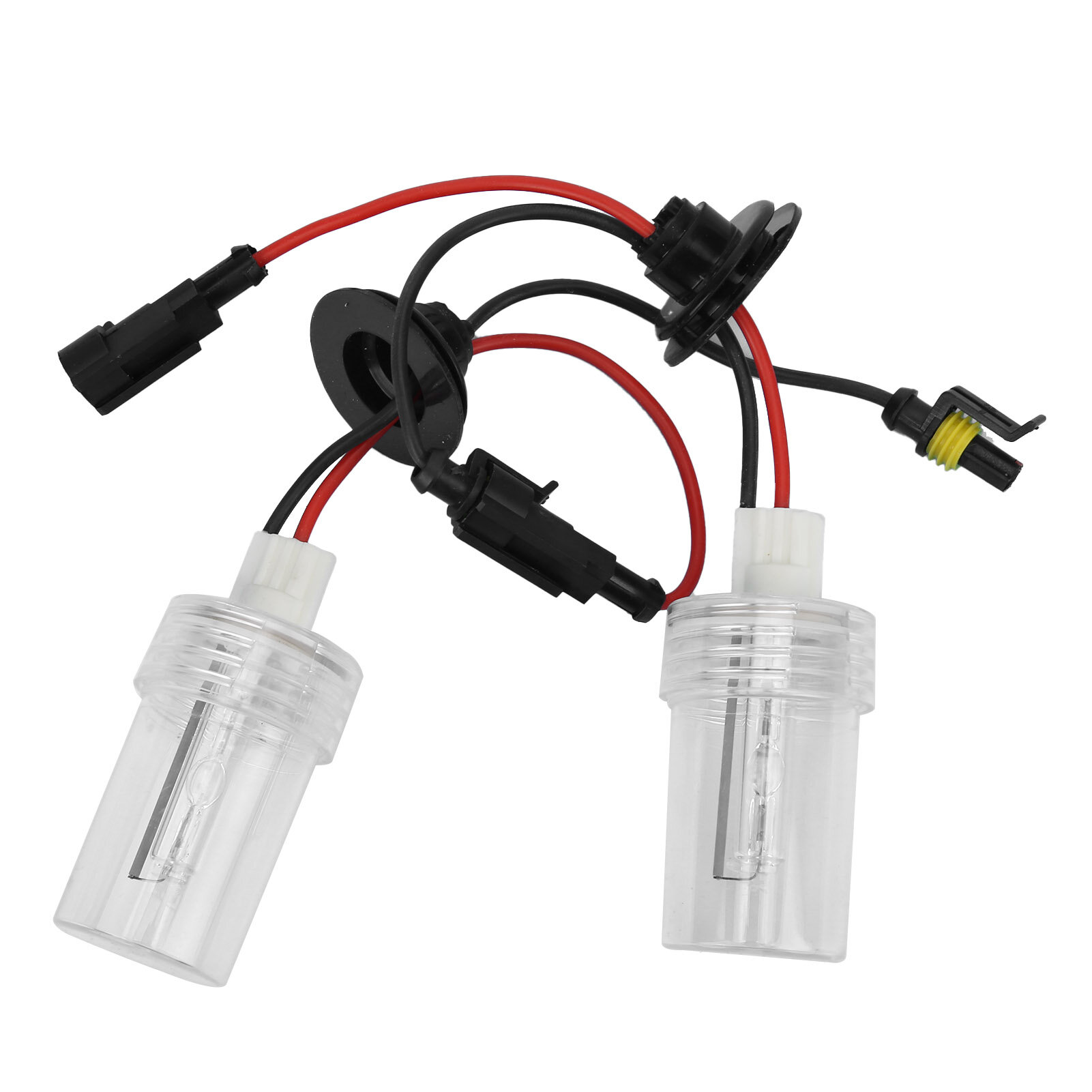 2 шт, ксеноновые лампы для фар, сменная лампа HID, 100 Вт, 8000 К, розетка H1 для 12 В, авто