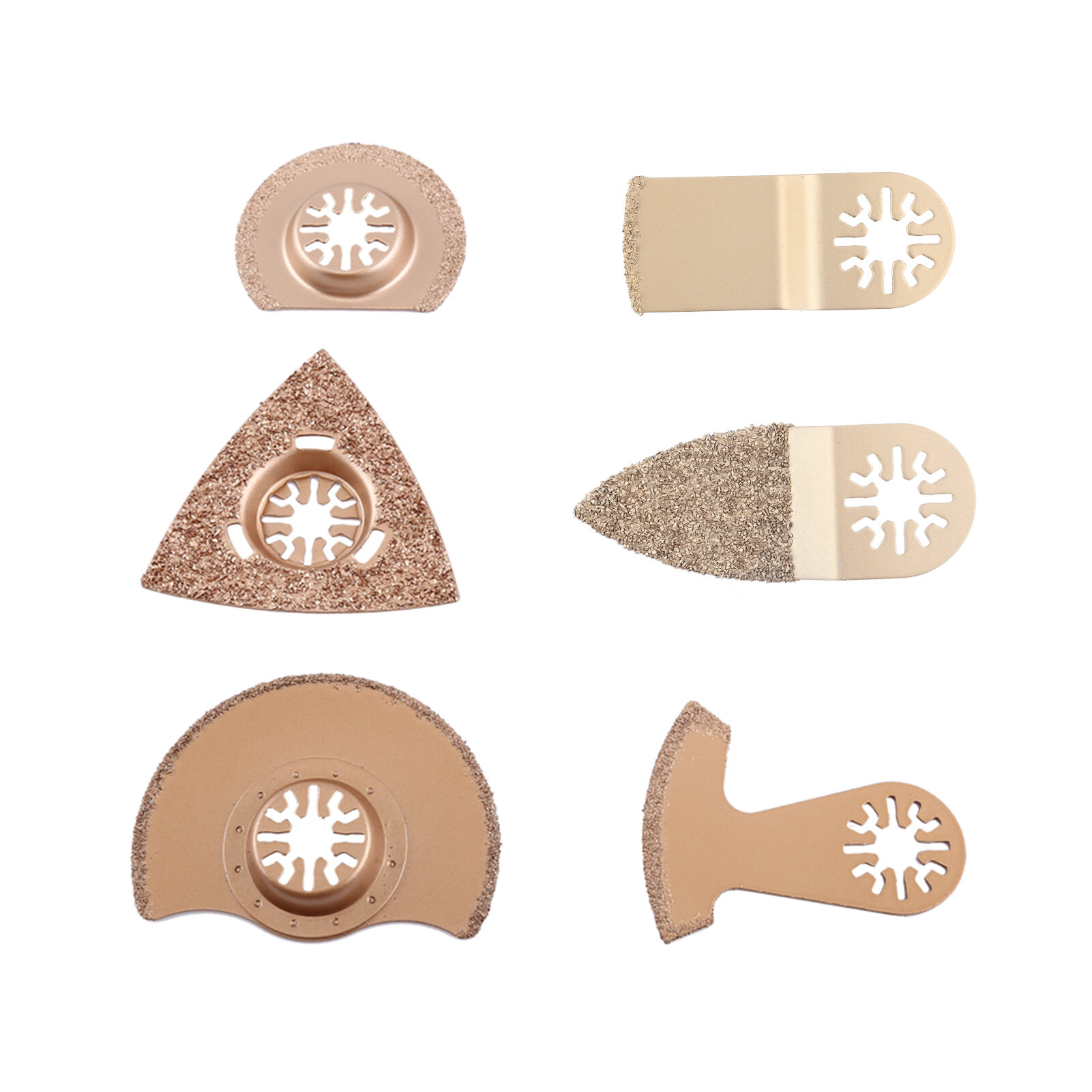 Наборы Колеблющихся Многоинструментальных Пильных Полотен Универсальные Аксессуары Для Пильных Полотен (Твердосплавные 6шт)