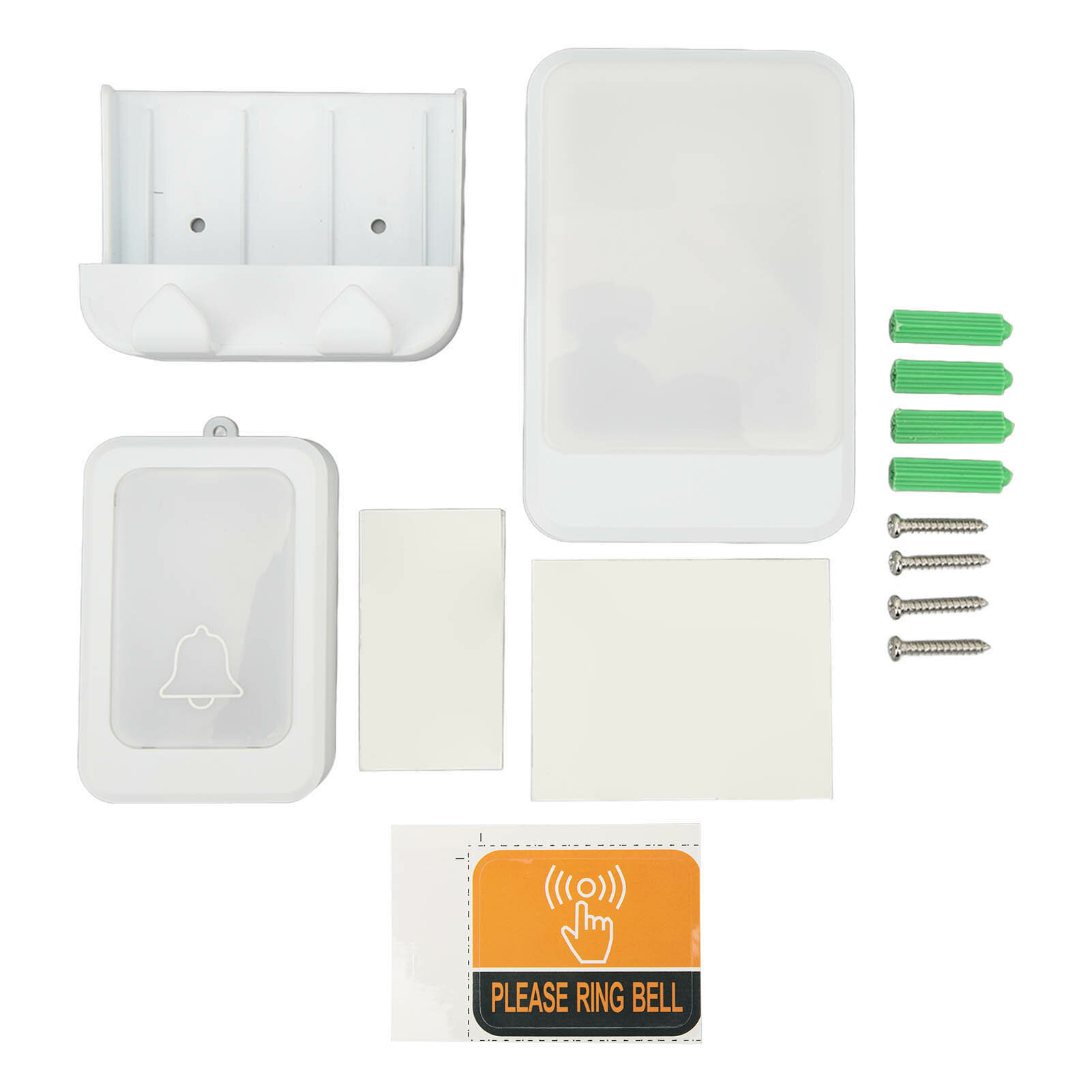 Беспроводной звонок для пожилых и слабослышащих: световой сигнал, работающий от батареи, комплект дл