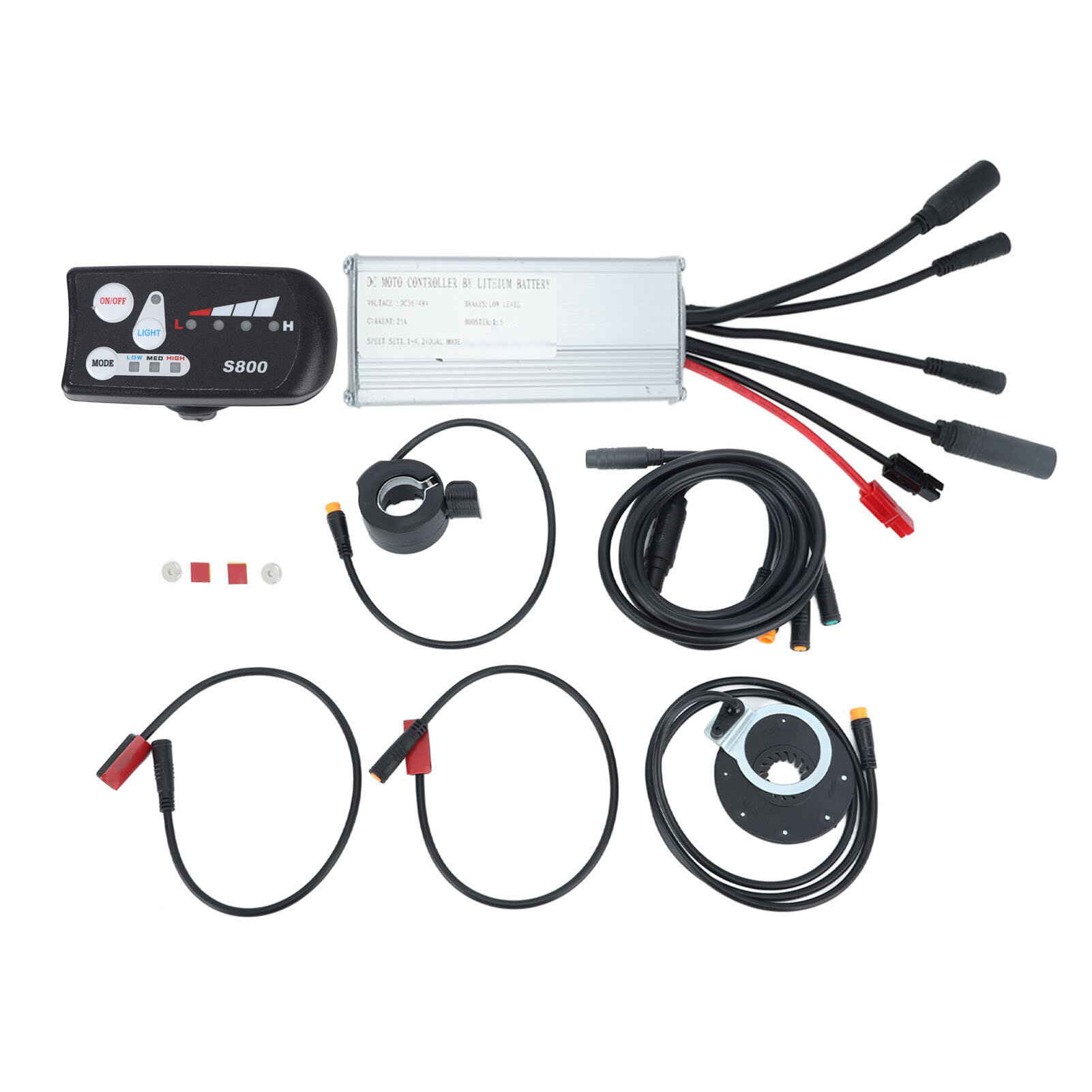 25A 36V 48V 750W Контроллер двигателя электрического велосипеда Контроллер электрического скутера S800 Комплект дисплея для JN