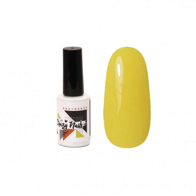 Гель-лек Crazy Nails, Коллекция "Квентин Буратино", цвет "Листопазл", 10мл.