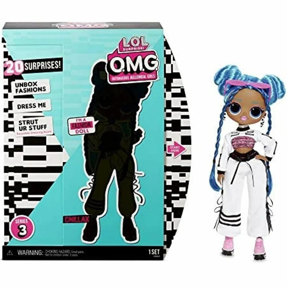 Кукла L.O.L. Surprise! LOL Surprise OMG Серия 3 Кукла-Chillax -lj