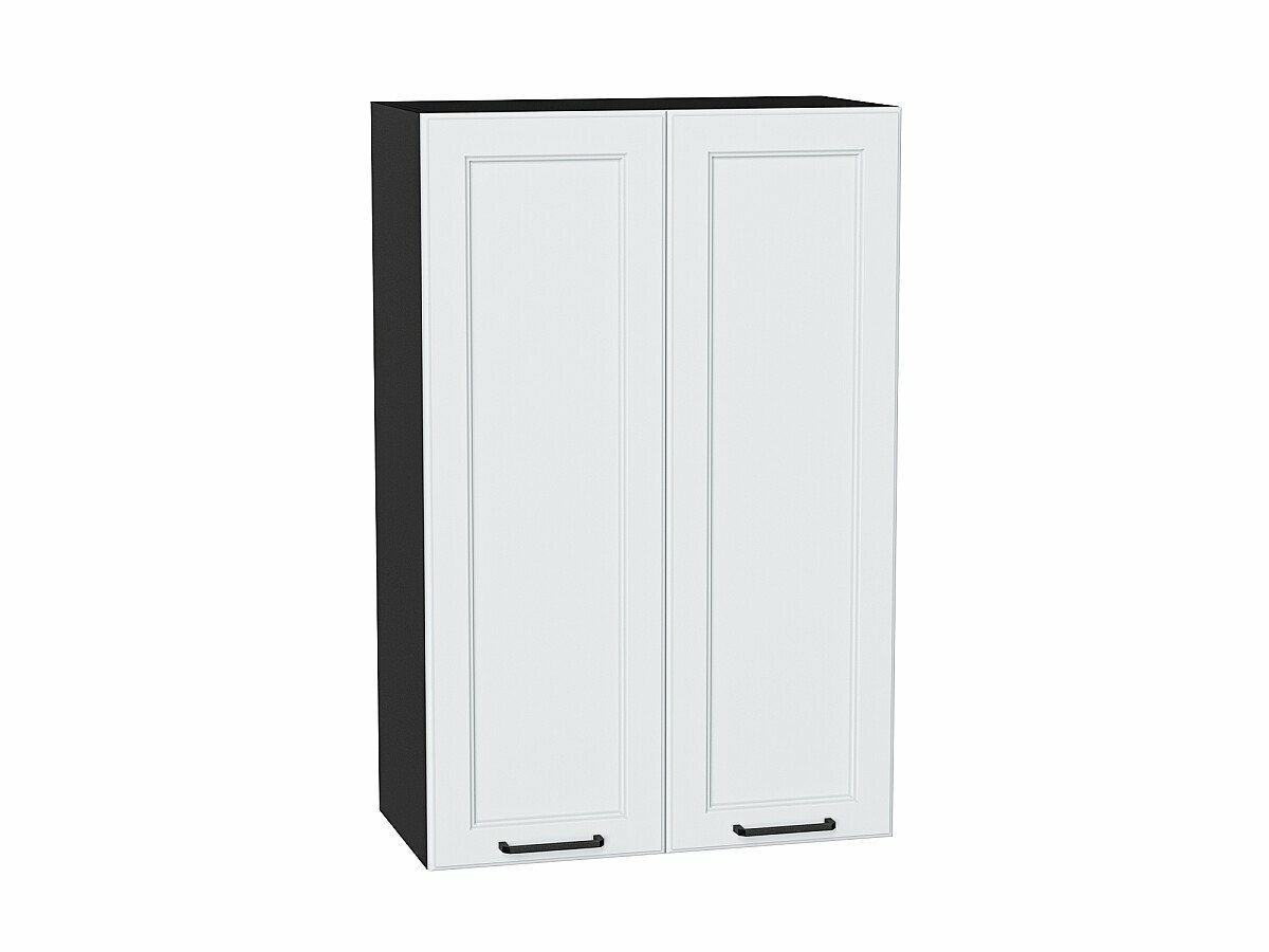 Шкаф верхний с 2-мя дверцами Барселона, цвет фасада Белый, цвет каркаса Graphite, 920*600*324 мм
