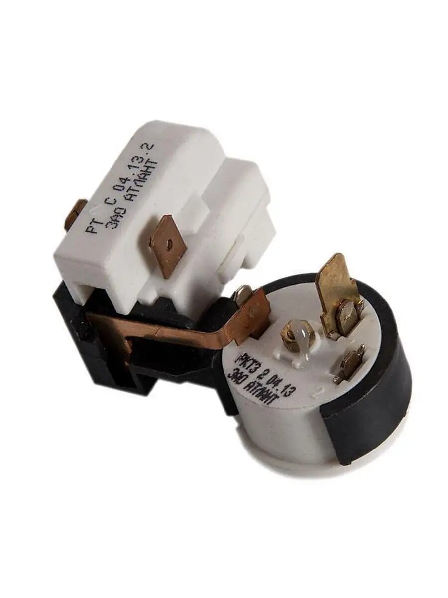 Пускозащитное реле Атлант Минск РКТ-3, металл, пластик, белое