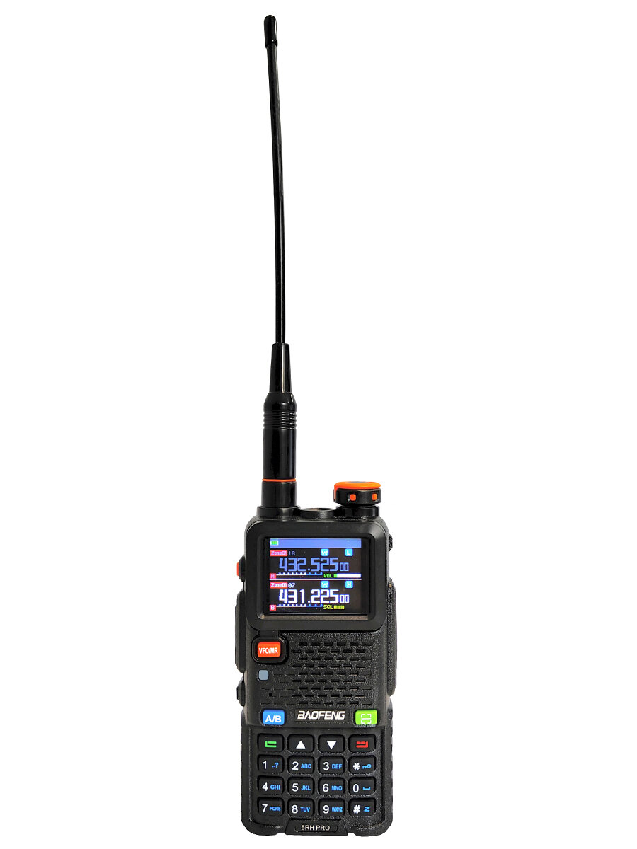 Рация Baofeng UV-5RH PRO GPS c Type-C 10 Ватт