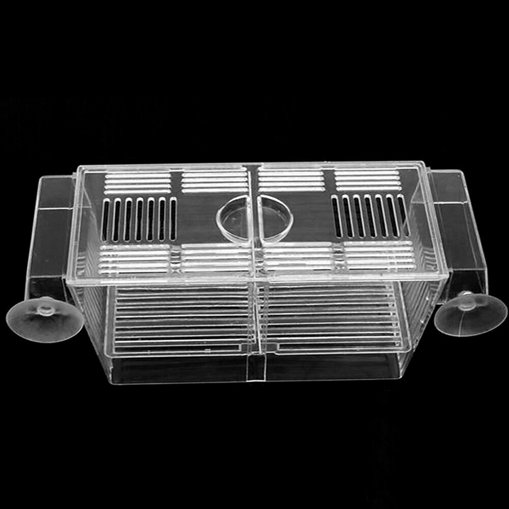 Aquarium Pet Fish for Guppy Double Freeding Breeder Reave Box Headery S/