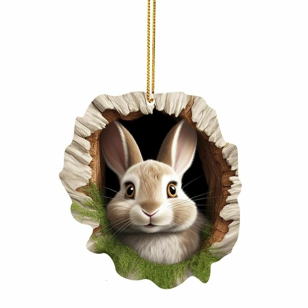 Подвеска для пасхального украшения в виде кролика-Rabbit A