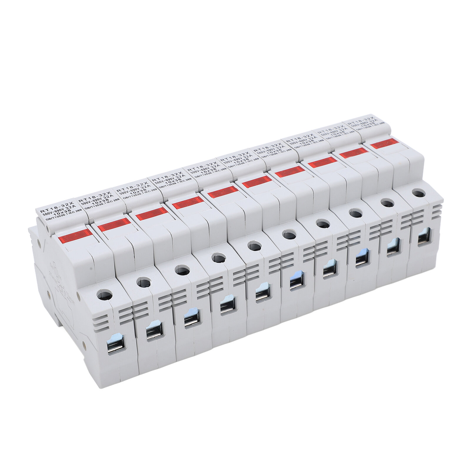 RT18‑32X Миниатюрный держатель предохранителя на рейку со светодиодным индикатором, электрический аксессуар 32 А 500‑690V1P