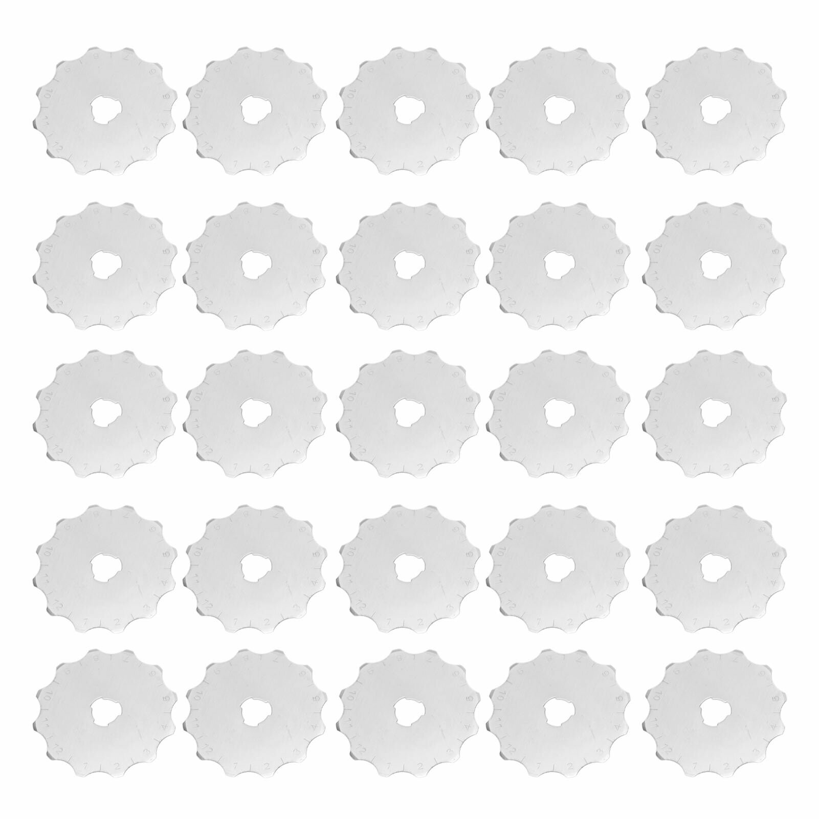 10 шт. лезвий для роторного резака из нержавеющей стали, сменные лезвия для резки ткани, для шитья и резки бумаги.