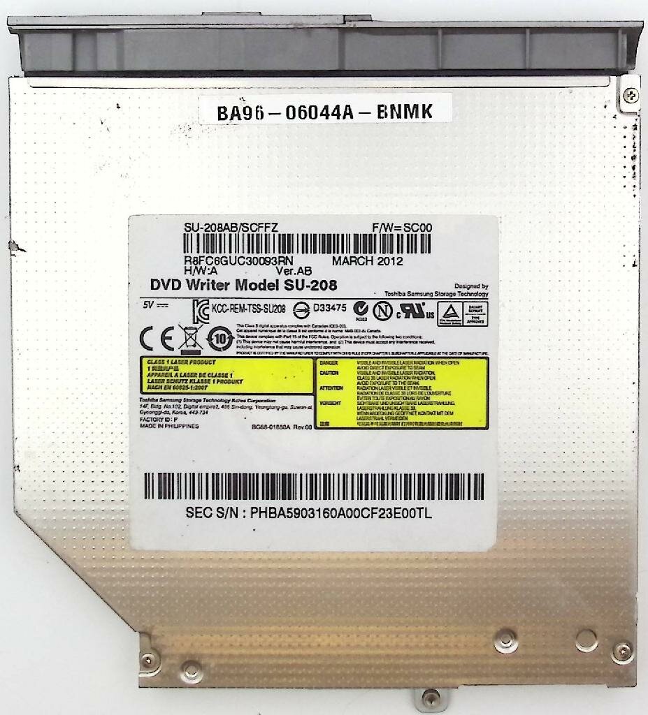 Оптический привод DVD для ноутбука Samsung NP530U4C