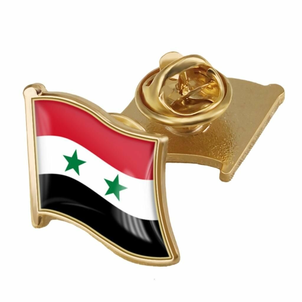 Значок "Флаг Сирии" винтаж, старый флаг - Стиль флага