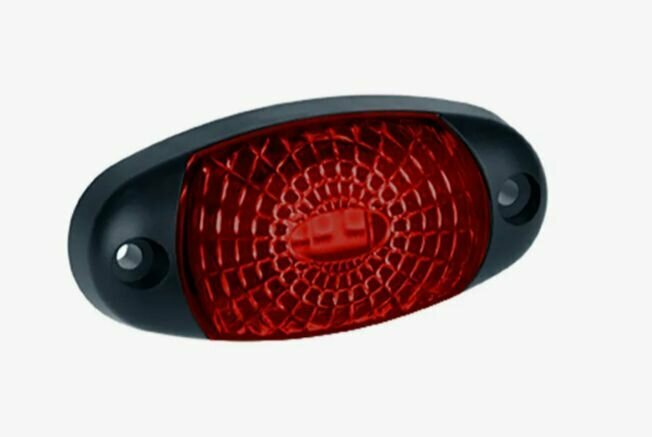 Фонарь габаритный красный 24V светодиодный (60-02) техавтосвет