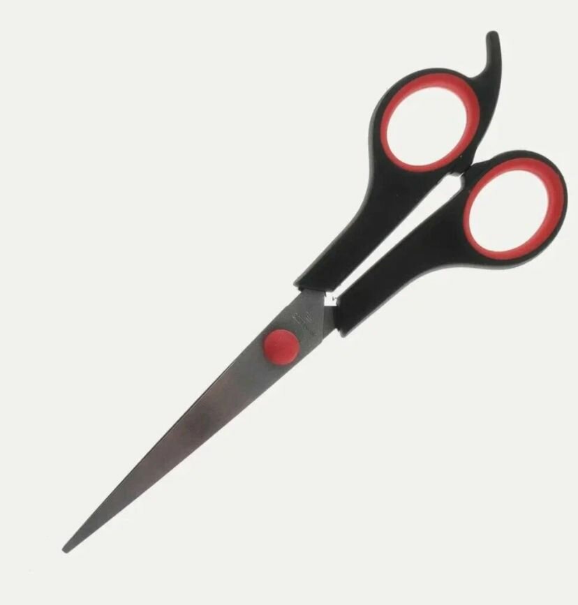 Ножницы канцелярские Scissors, универсальные для бумаги, ножницы с упором для пальца