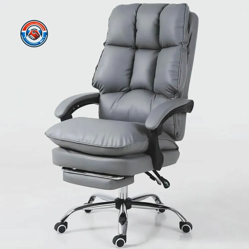 Детское компьютерное кресло SFERA, эргономичное кресло для школьника и подростка с регулировкой высоты, мягкие подлокотники, износостойкая экокожа и прочный металлический каркас, до 150 кг